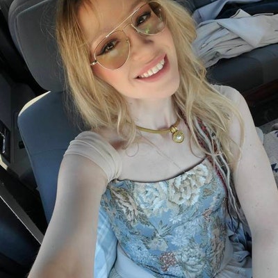 Synthetic Dreads, Miami Girl Set , Natural Ash Blonde and Light Blue ...