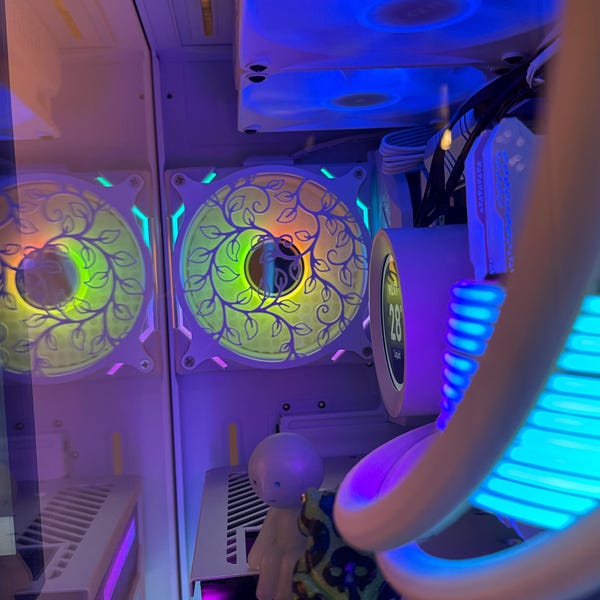 Creeping Vine - Gaming Computer Fan Shroud/ Grill /cover - Custom 3D ...