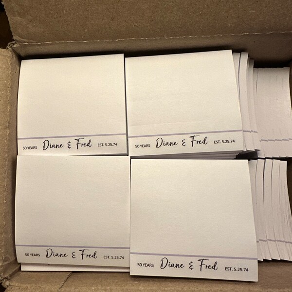 Custom Sticky Notes Business Logo Personalize // Stick Paper, Office ...