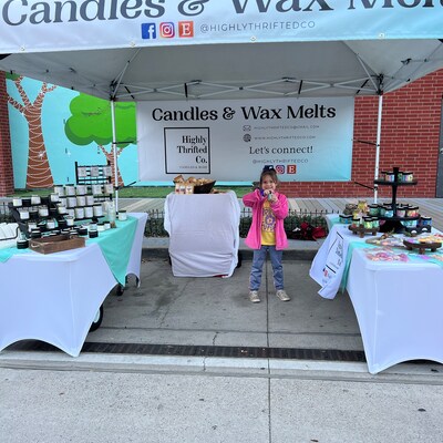 TWO Personalized Tent Banners Front 1x9 and Back 3x8 Signs - Etsy