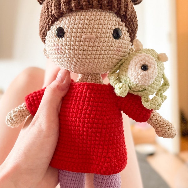 Crochet Pattern Doll Boo , ENG Pdf,spa Pdf - Etsy