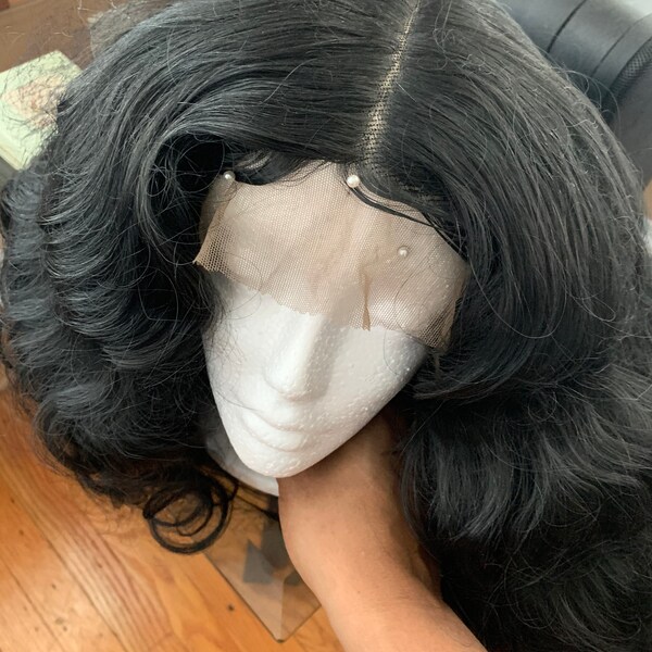 Donna Summer Studio 54 Black Curly Disco Wig ( Accessories Not Included ...