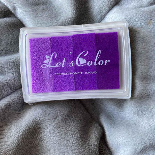 Ink Pad, Colorful Inkpad, Stamp Ink Pad, Rainbow Ink Pad, Multi- Color ...