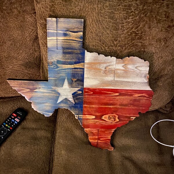 Personalized Texas Flag Wood Sign | Wood Wall Decor | Home Wall Decor ...