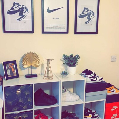 Nike Air Jordan 1 Chicago Sneaker Poster Print A3 / A4 / A5 Wall Art ...