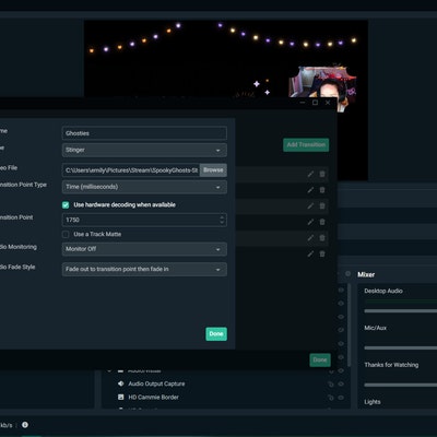 Animated Twitch Stinger Scene Transition for Your Streams Spooky Ghosts ...