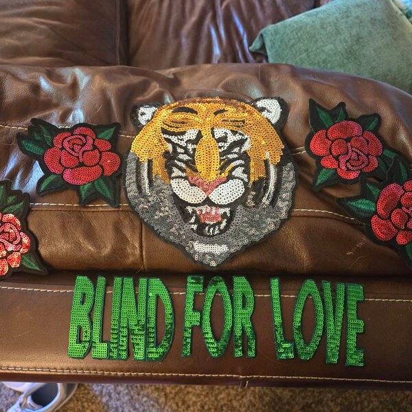 Rolling Stones Patch, Sequin Patch Tongue Patch, Iron On - Etsy