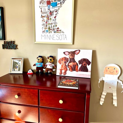 St. Olaf College Map Color Print, Northfield Minnesota Map, Map Art - Etsy