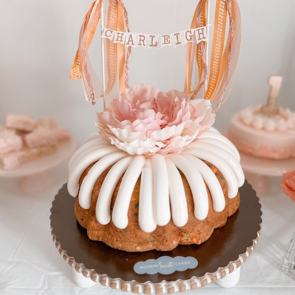 Custom Cake Banner Topper for Any Occasion, Cake Banner, Cake Bunting ...