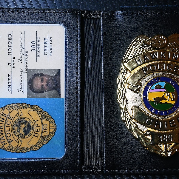 Stranger Things, Chief Jim Hopper ID Badge, Printable Prop, Digital ...