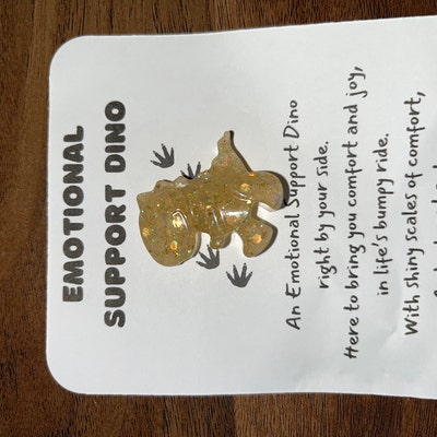 Pocket Dino, Pocket Hug, Pal, Worry Glitter Dinosaur Charm Gift, Child ...
