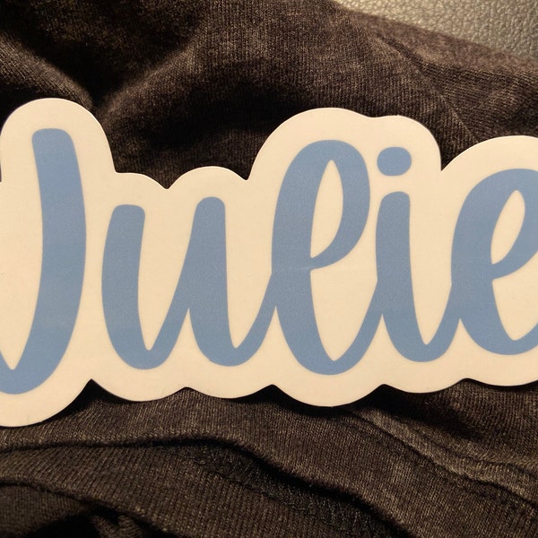 Custom Name Sticker, 7 Total Fonts Personalize Stickers for Journals ...