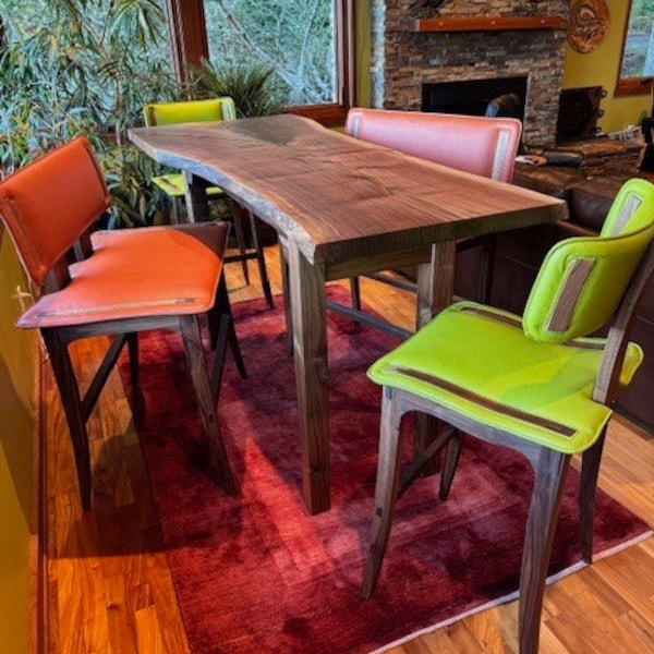 Handmade Bar Stool - Custom Stool - Counter Stools - Modern Barstool ...
