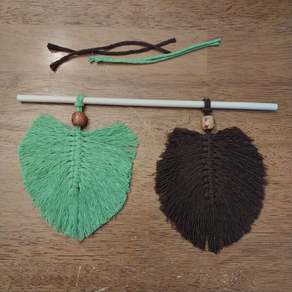 DIY Autumn Leaf Macrame Wall Hanging Kit | Video Tutorial | Make Your ...