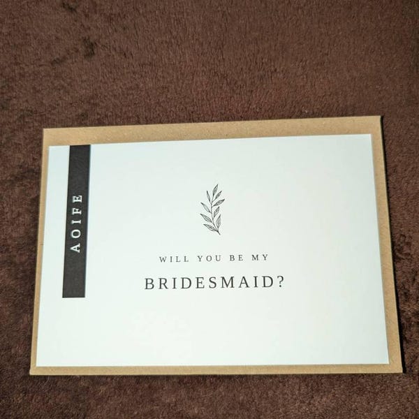 Will You Be My Groomsman Proposal Card - Wedding Party Proposal Cards ...