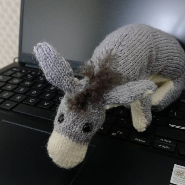 EEYORE - English Knitting Pattern - Etsy