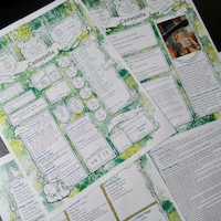 Form-fillable Sunlit Character Sheets - Etsy Canada