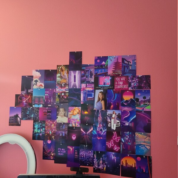 VAPORWAVE Wall Collage Kit - 50/85/125/165/200 PCS - 80s, VSCO, Trendy ...