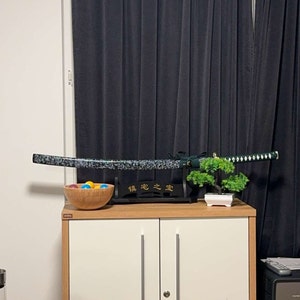 Handemade Samurai Katana Sword T10 Clay Tempering High Carbon Steel ...