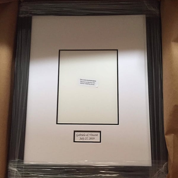 16x20 Signature Mat Kit WITH Frame. Silver, Gold, White and Black ...