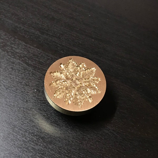 Wax Seal Stamp - 1pcs Snowflake Christmas Metal Stamp / Wedding Wax ...