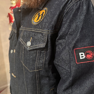 CUSTOM Embroidery Patch for Back of Denim Jacket DEPOSIT - Etsy
