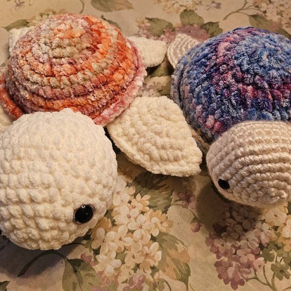 Crochet Mini Strawberry Turtle Pattern PDF Download Beginner Friendly ...