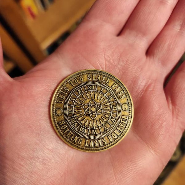 This Too Shall Pass| EDC Coin | Challenge Coin | EDC Reminder Coins ...