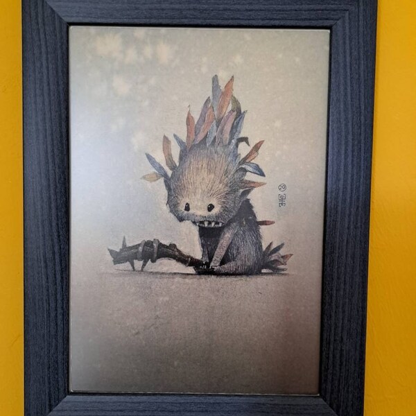 Fantasy Art Print Print of Original Illustration Mythical Creature ...