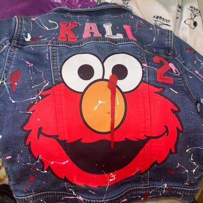 Elmo Sesame Street Jacket, Custom Elmo Jacket Elmo Matching Shirts ...