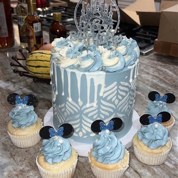 Mouse Ears Cupcake Topper, Twodles Cupcake Topper, I'm Twodles Cupcake ...