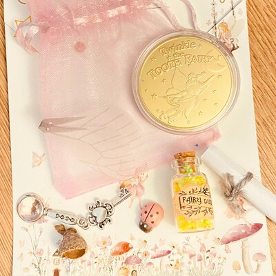 Tooth Fairy Kit With Tooth Fairy Gifts. Personalised Tooth Fairy Letter ...