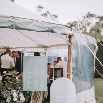 Arch Table Menu Placecard Wedding Menus, Place Cards Personalised ...