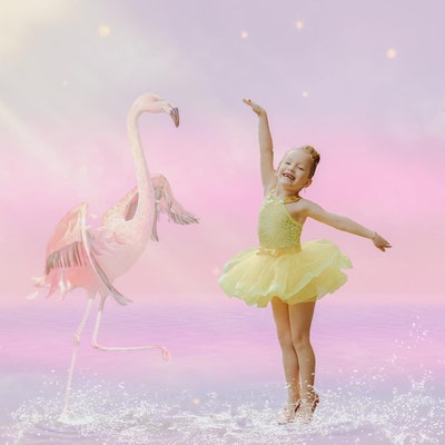 Rock A Bye Baby Kangaroo Digital Backdrop for Photography - Etsy