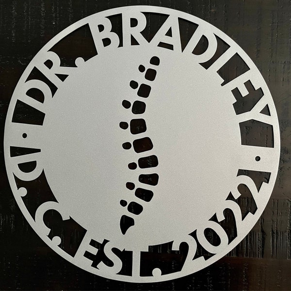 Personalized Chiropractic Sign, Chiropractor Sign, Chiropractor Gift ...