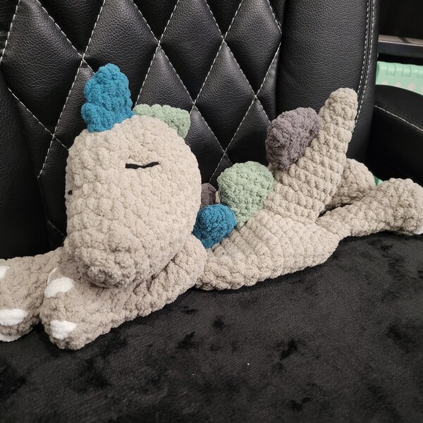 Sleepy Snuggle-saurus Rag Doll Crochet PATTERN / Rag Doll Pattern ...