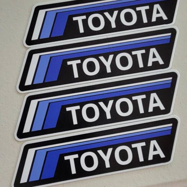 Toyota Sticker, Vintage Retro Sticker, TRD Toyota Sticker, Toyota Decal ...