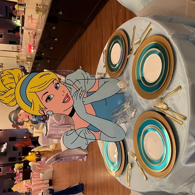 Princess Bust Table Top Decor, Princess Bust Cutouts, Princess Party ...