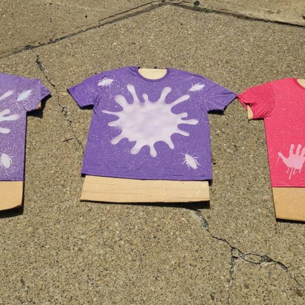 Bleach Stencil Splat Mark Stencil - Etsy