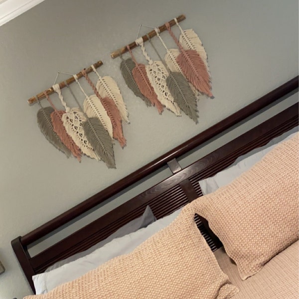 The Dupre Macrame Feathers - Etsy