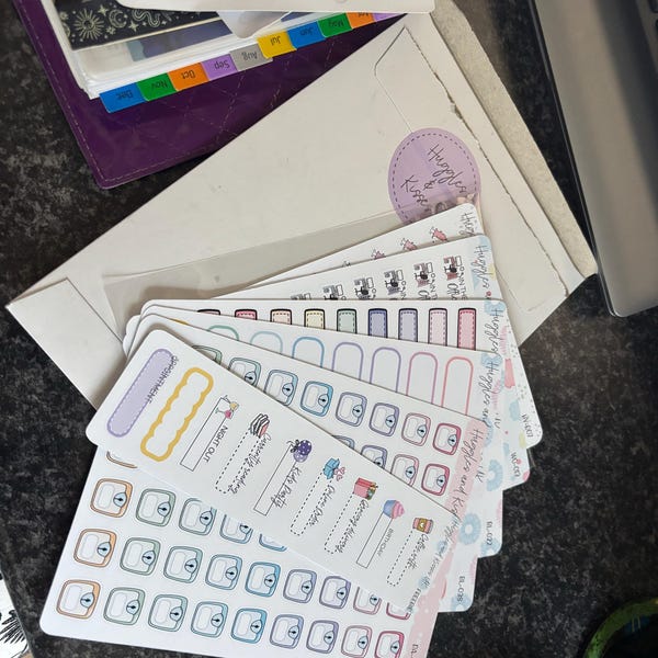 Night Shift From and to | Pastel Rainbow Colours | Planner Stickers ...