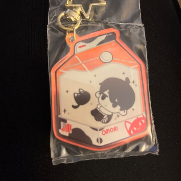 OMORI Charm OMORI Keychain Milk Set | Sunny Charm Aubrey Charm Kel ...