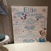 Elsa Frozen Birthday Poster High Resolution Digital File - Etsy
