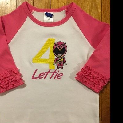 Power Rangers Dino Charge Embroidery Design, Pink Power Ranger ...