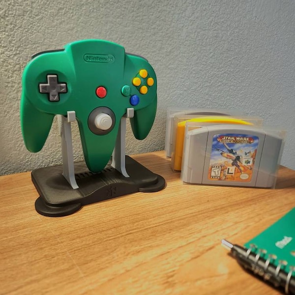 Nintendo 64 Controller Display Stand - Original N64 or Nintendo Switch ...