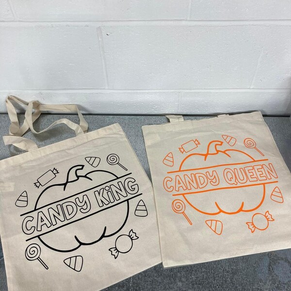 Halloween Kids Coloring Bundle, Trick or Treat Candy Bag SVG, Halloween ...