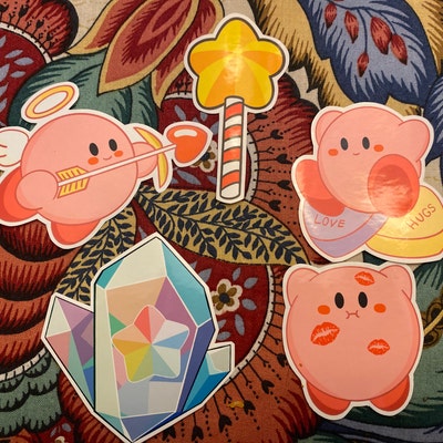 Kirby Items Sticker Set - Etsy