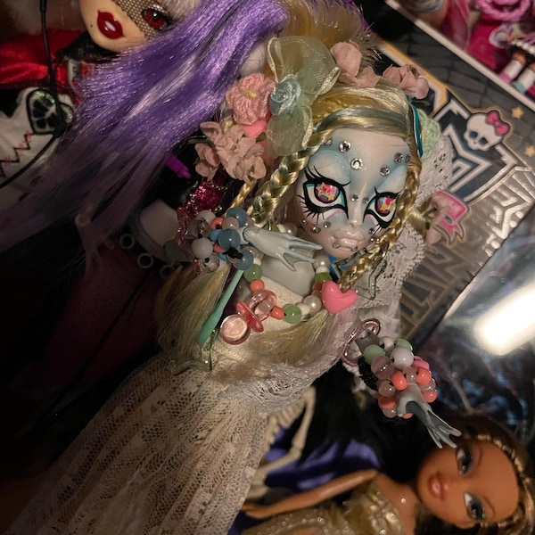 Monster High Gothic Ghoulia OOAK Custom Doll - Etsy