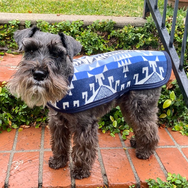 Red & Black Pendleton Wool Dog Coat - Featuring Exclusive D-ring ...