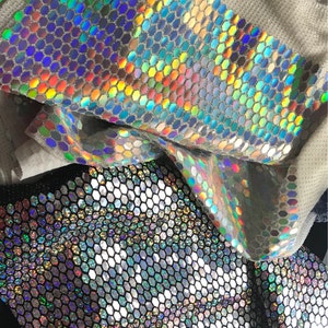 New UV Light Reflective Fabric Abstract Design on Heavy Nylon - Etsy